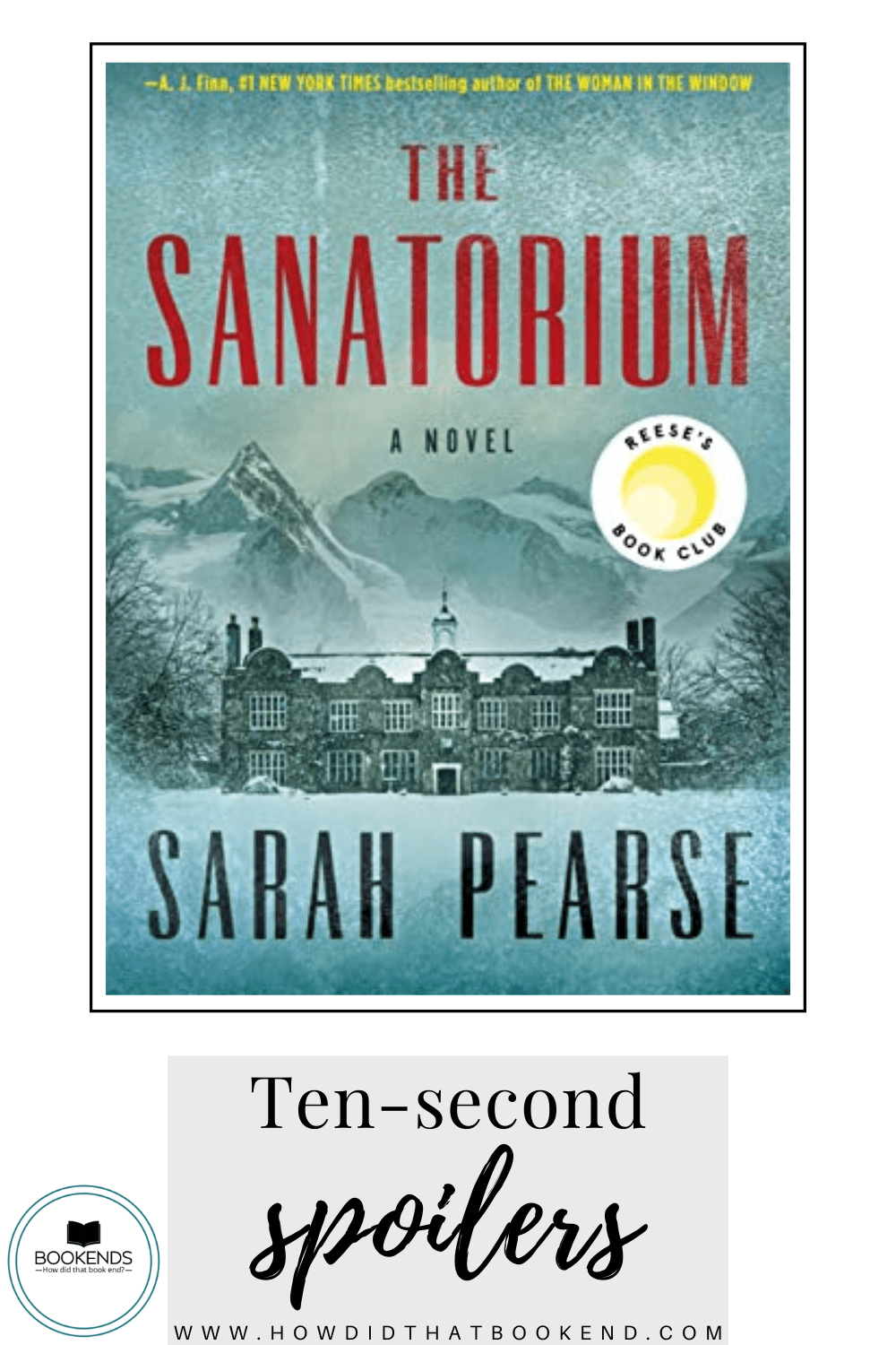 Sarah Pearse | The Sanatorium – Bookends